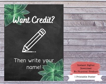 Write Your Name Teacher Poster Class Poster Classroom | Etsy