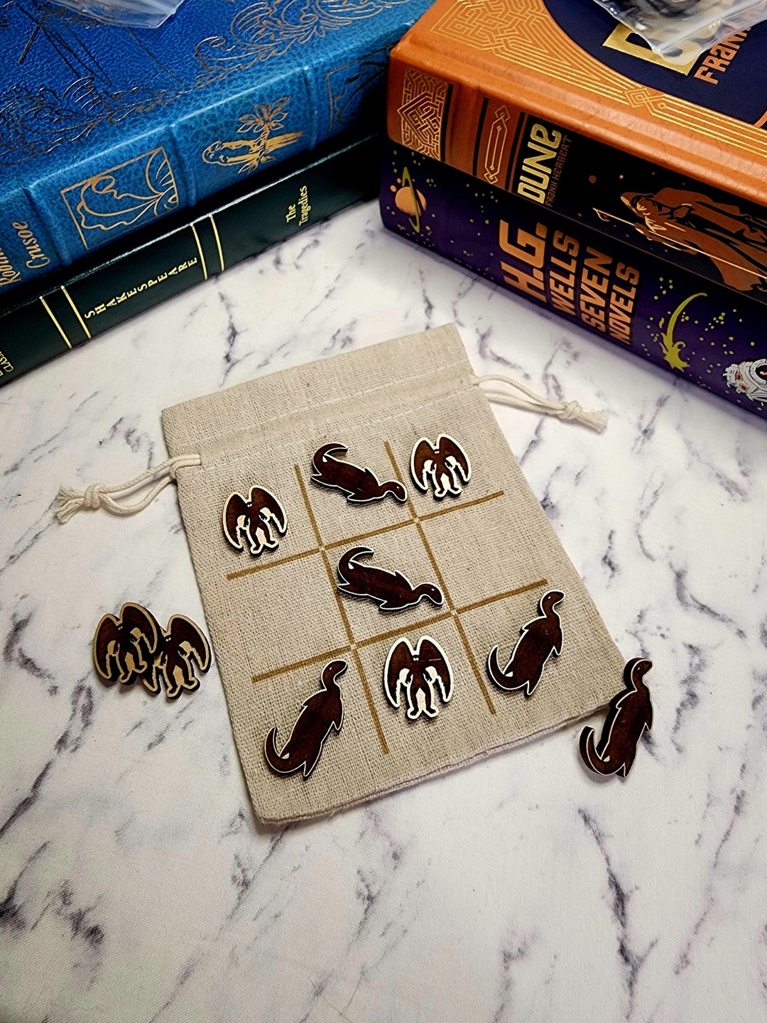 Tic Tac Toe Set, Tic-tac-toe Game, Travel Tic Tac Toe, Travel Board ...