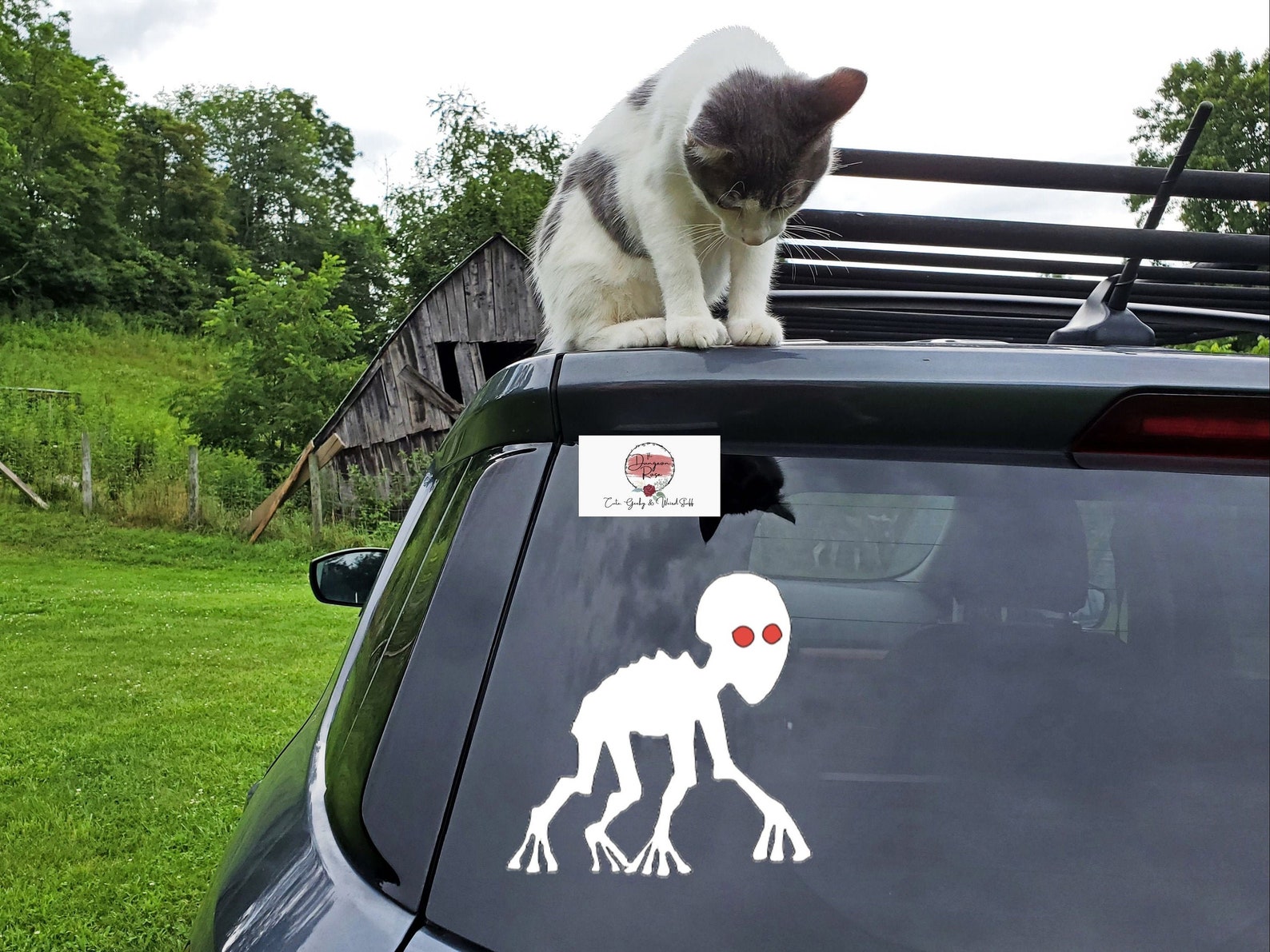 Dover Demon Cryptid Decal Cryptidcore Cryptid Liefde - Etsy België