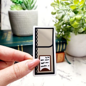 Archival Flip Top Box Clear Sticker, Archival Storage, Archivist ...