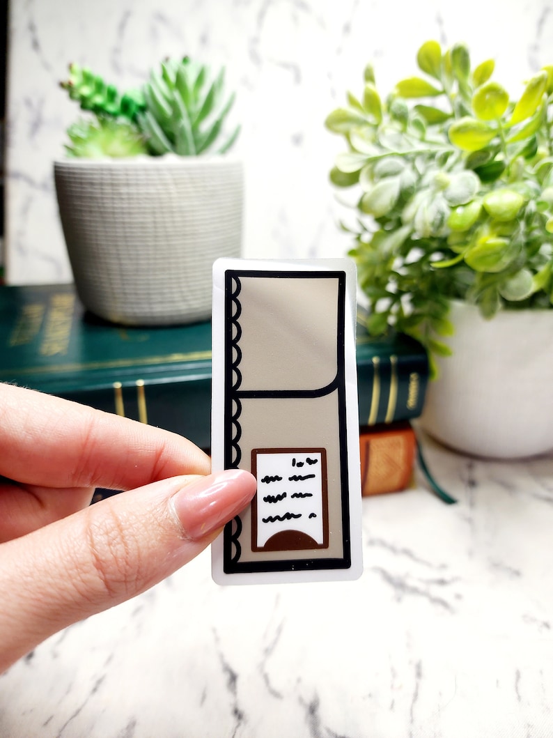 Archival Flip Top Box Clear Sticker, Archival Storage, Archivist ...