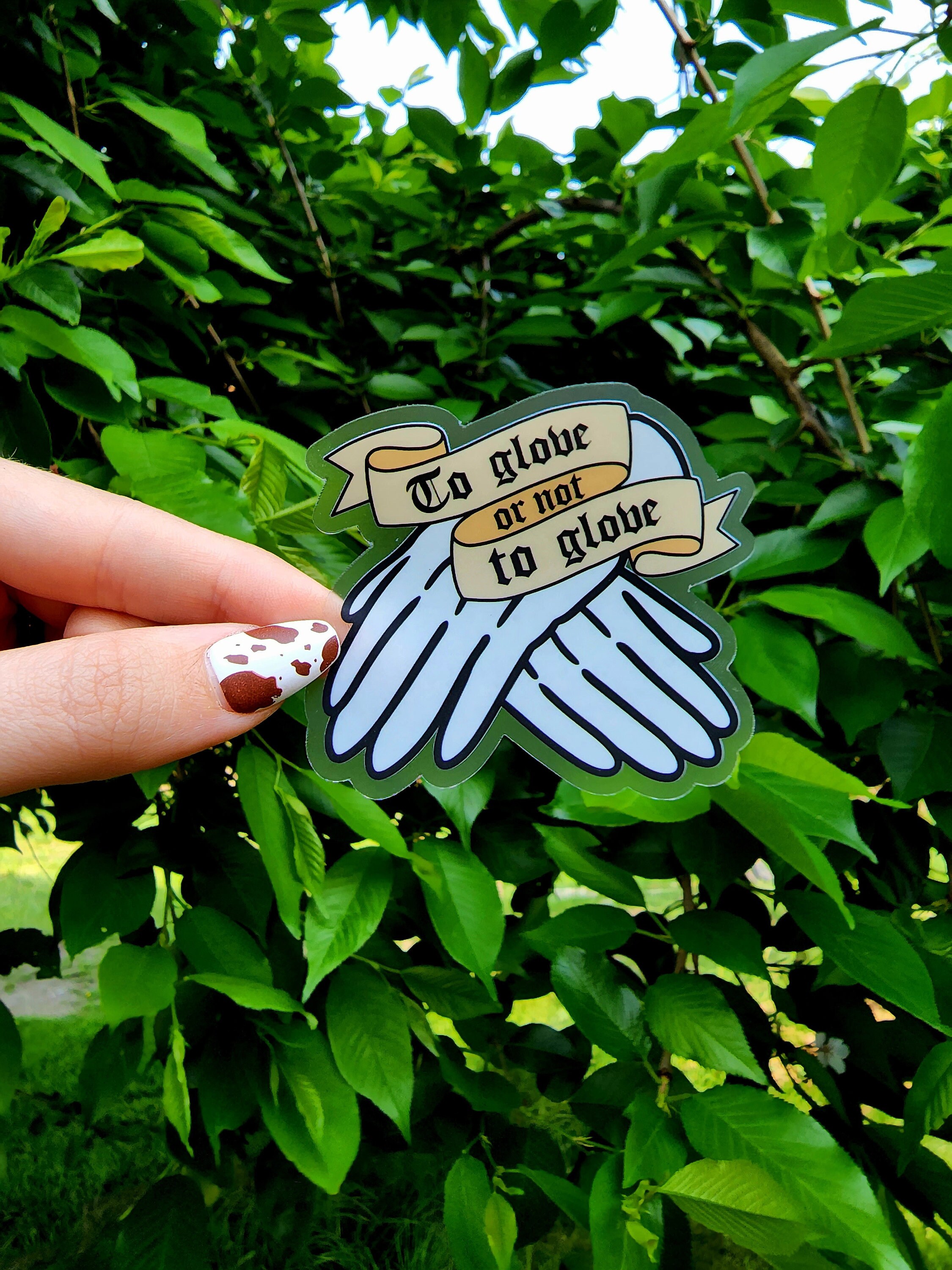 Archival Gloves Clear Sticker Archivist Sticker Archive - Etsy