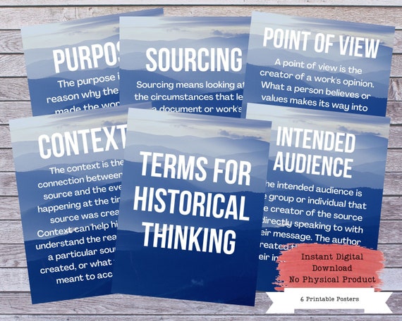 History Vocabulary Terms History Classroom History Class - Etsy