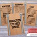 Nonfiction Literary Genres Printable Poster Set, Literary Posters ...