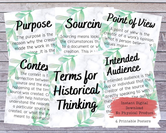 History Vocabulary Terms History Classroom History Class - Etsy
