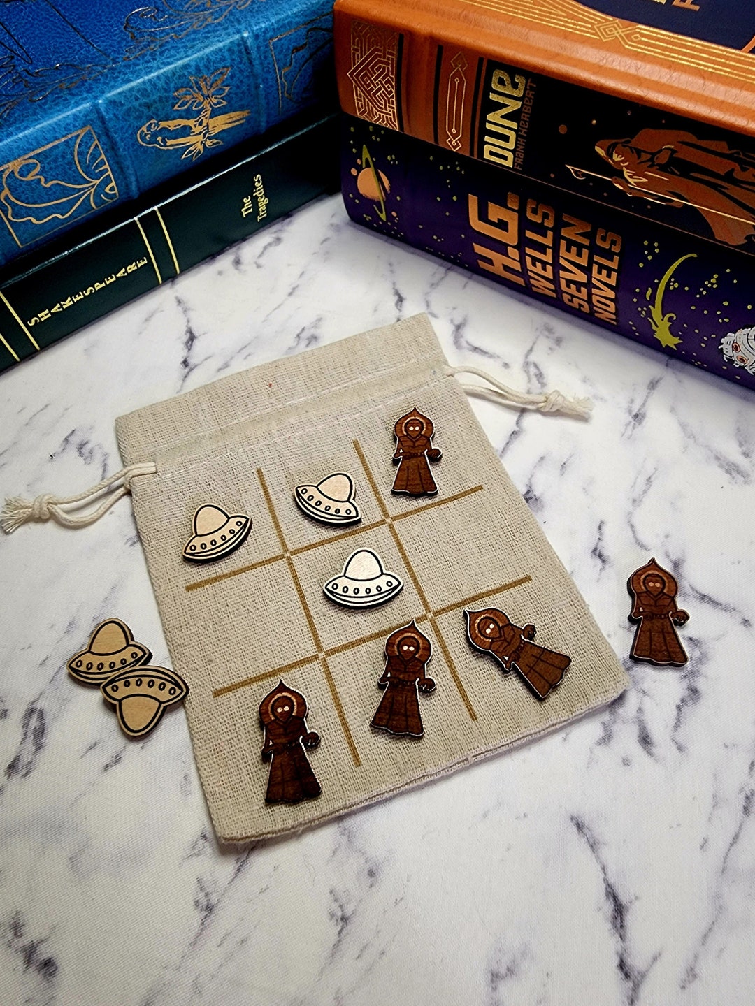 Tic Tac Toe Set, Tic-tac-toe Game, Travel Tic Tac Toe, Travel Board ...