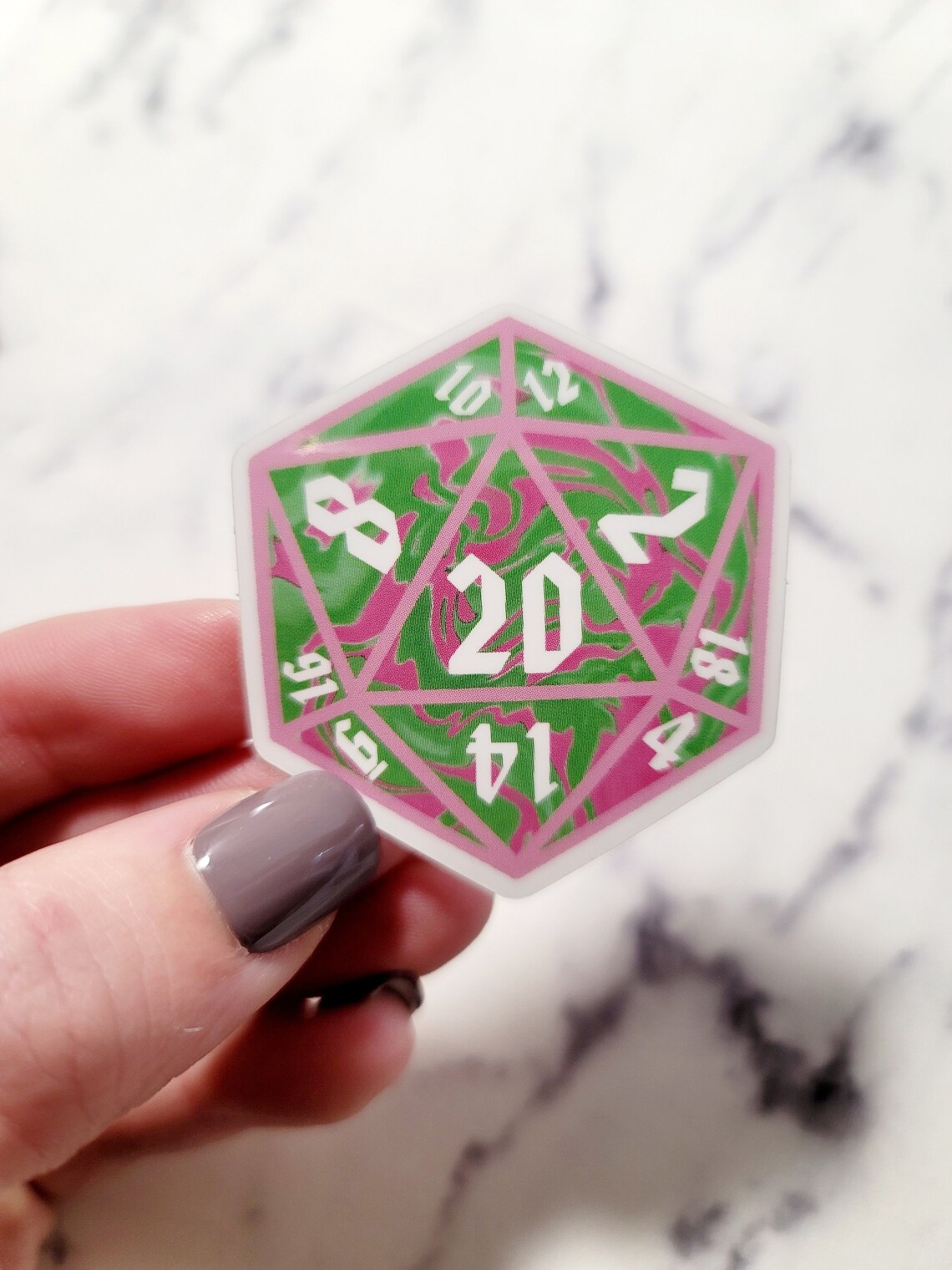 D20 Sticker Natural 20 Role Playing Games D20 Dice D20 | Etsy
