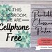Cellphone Free Classroom Poster, Phone Free Class, No Phones Classroom ...