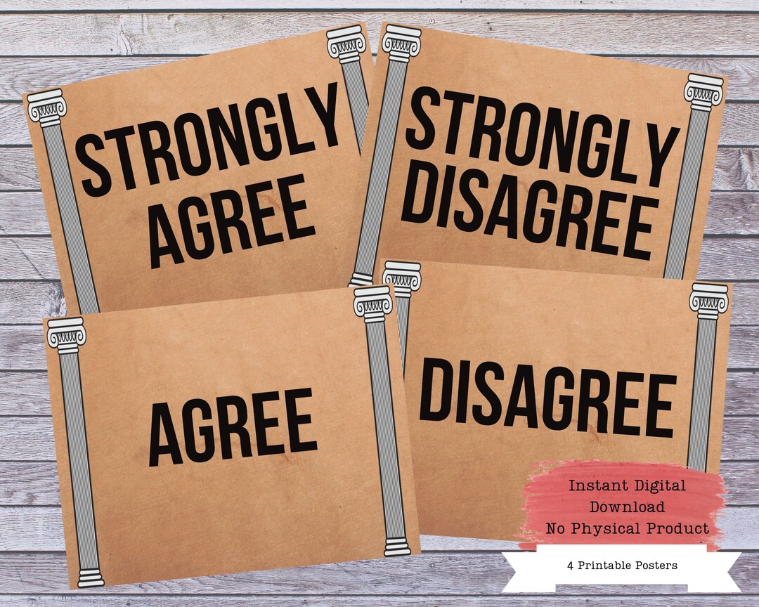 Four Corners Activity Posters, 4 Corners Activity, Classroom Discussion ...