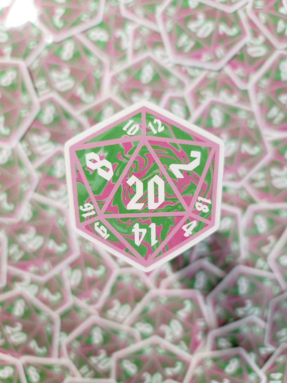 D20 Sticker Natural 20 Role Playing Games D20 Dice D20 | Etsy