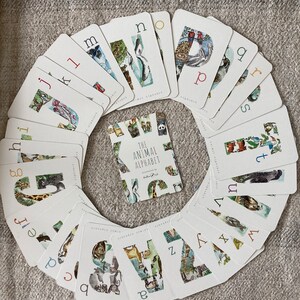 Animal Alphabet Educational Flashcards - Etsy