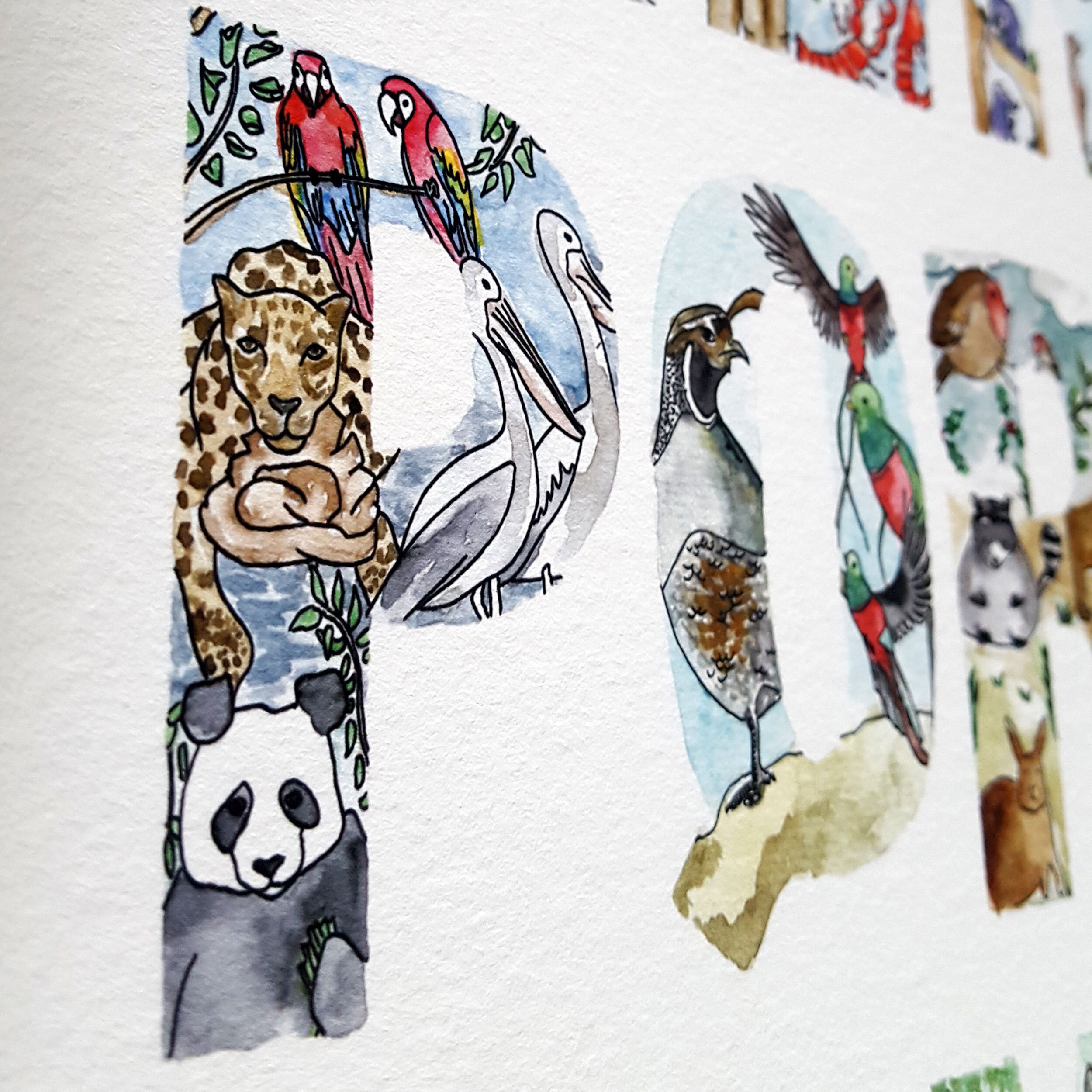 A-Z Animal Alphabet Poster - Etsy UK