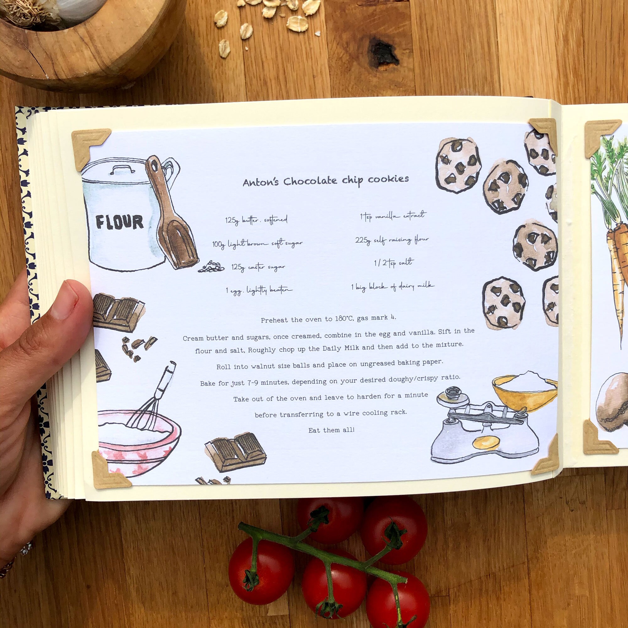 Illustrated recipe cards - Digital — feather.ink