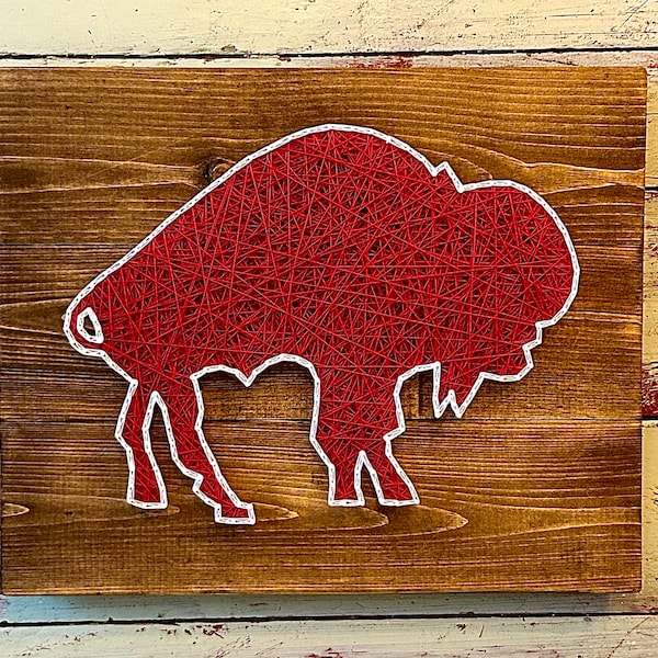 String Art Buffalo - Etsy