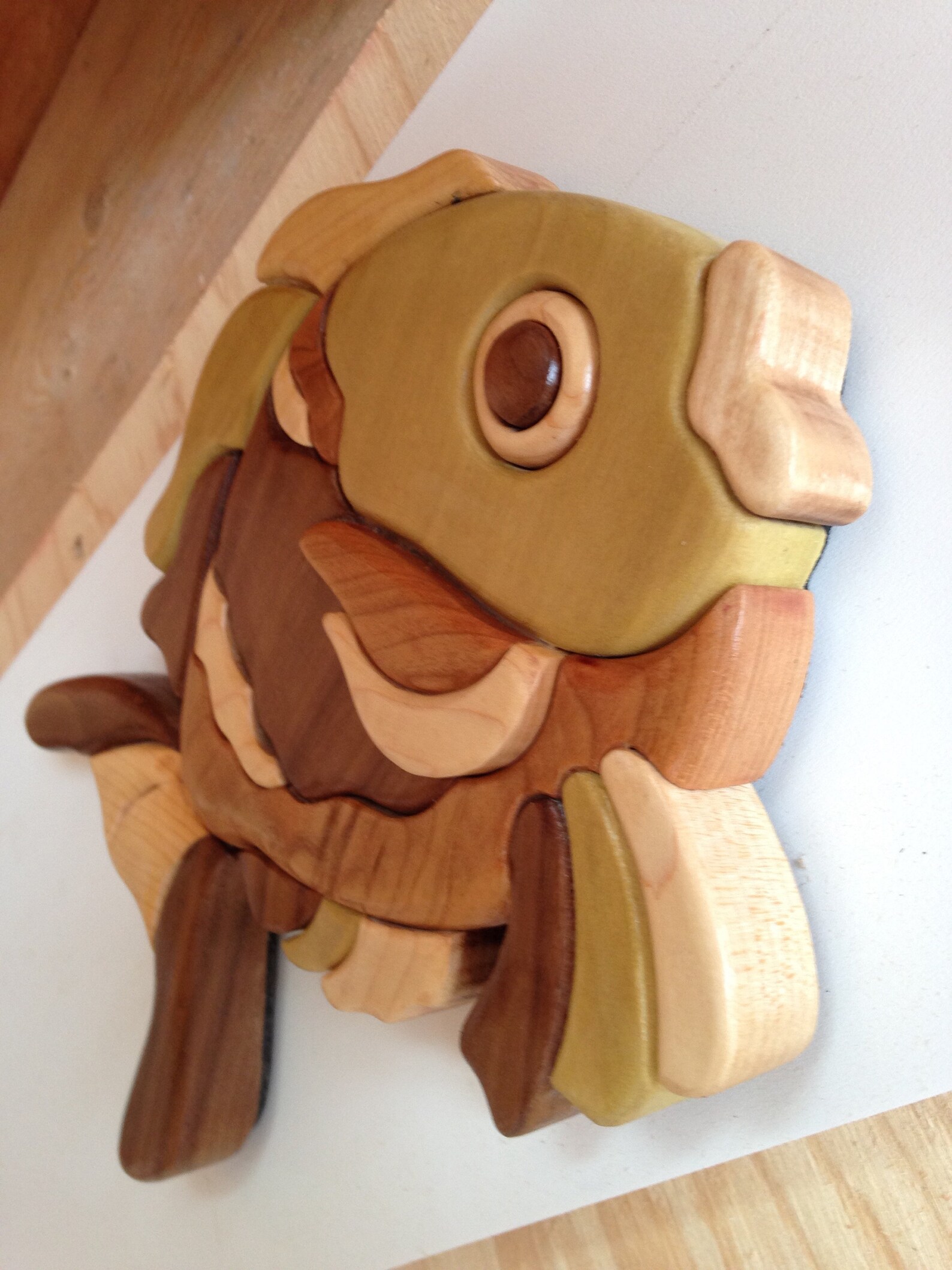 Wood Intarsia Tropical Fish Pattern Only - Etsy