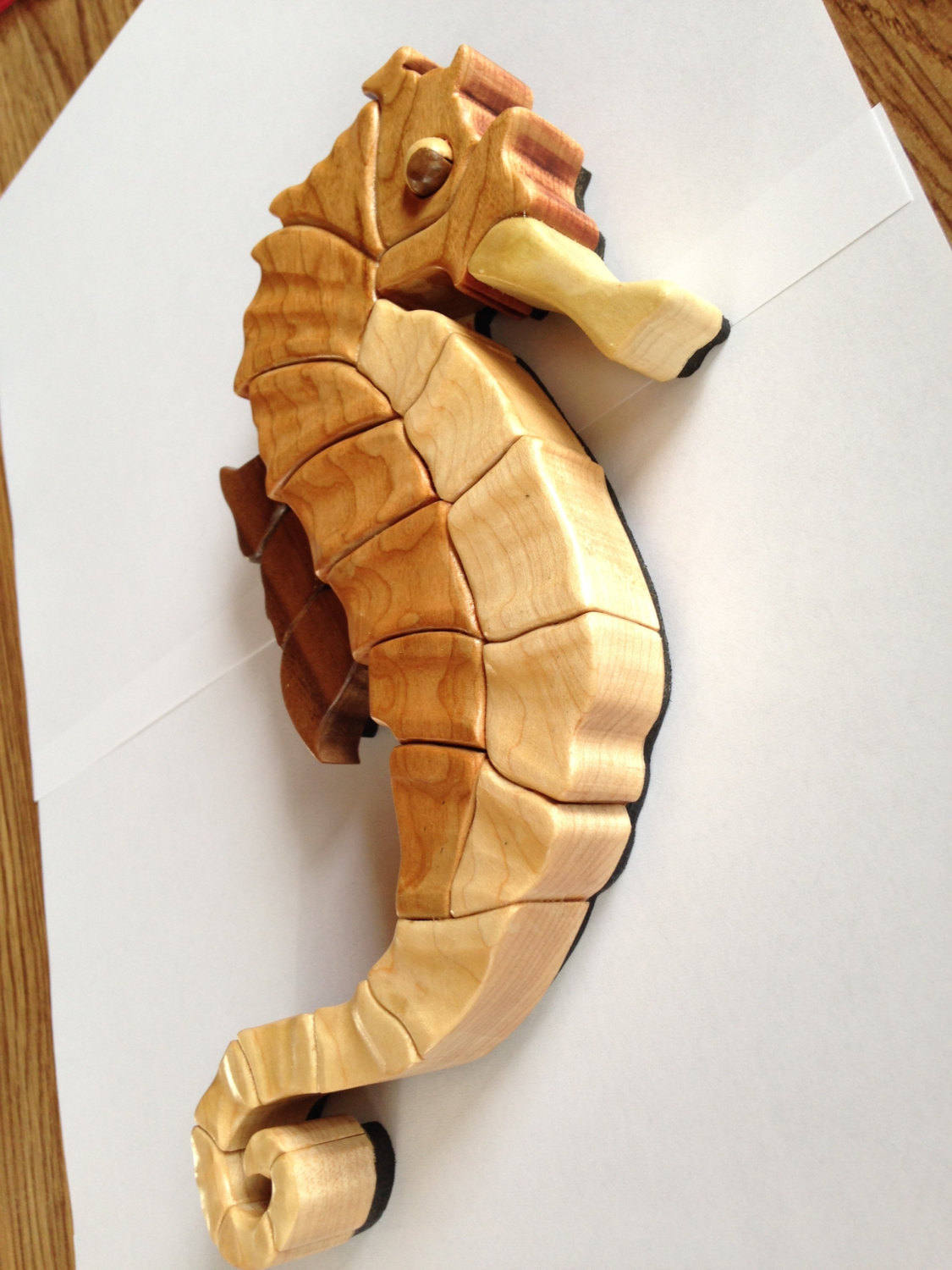 Wood Intarsia Seahorse Pattern Only - Etsy