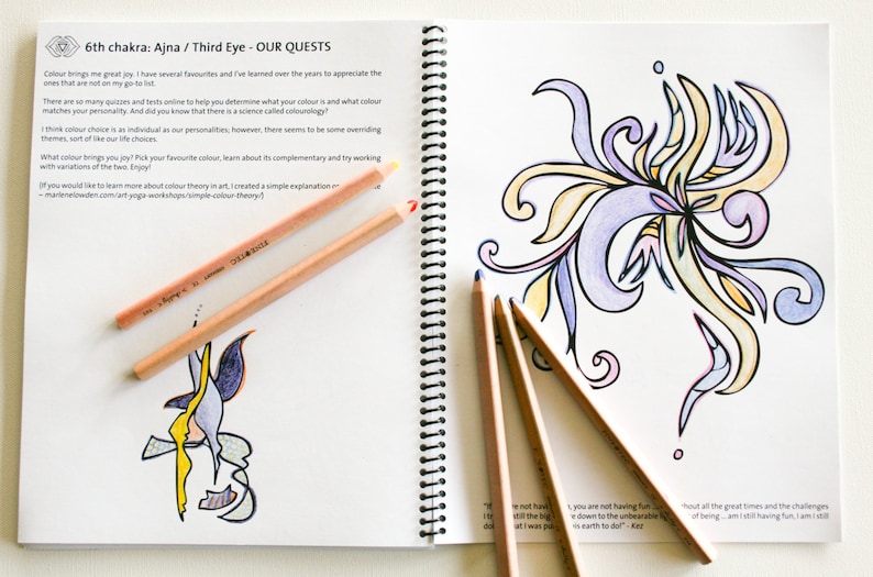 Chakra Colouring Book, Adult, Meditation, Yoga, Coloring Book, Art ...