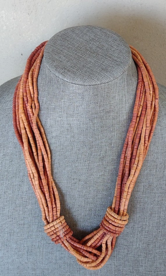 Vintage boho multi strand - Gem