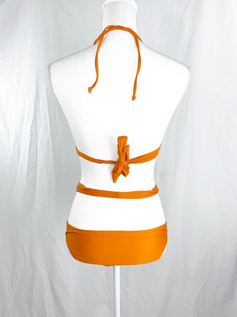 Sunset Orange Bikini Set - Etsy