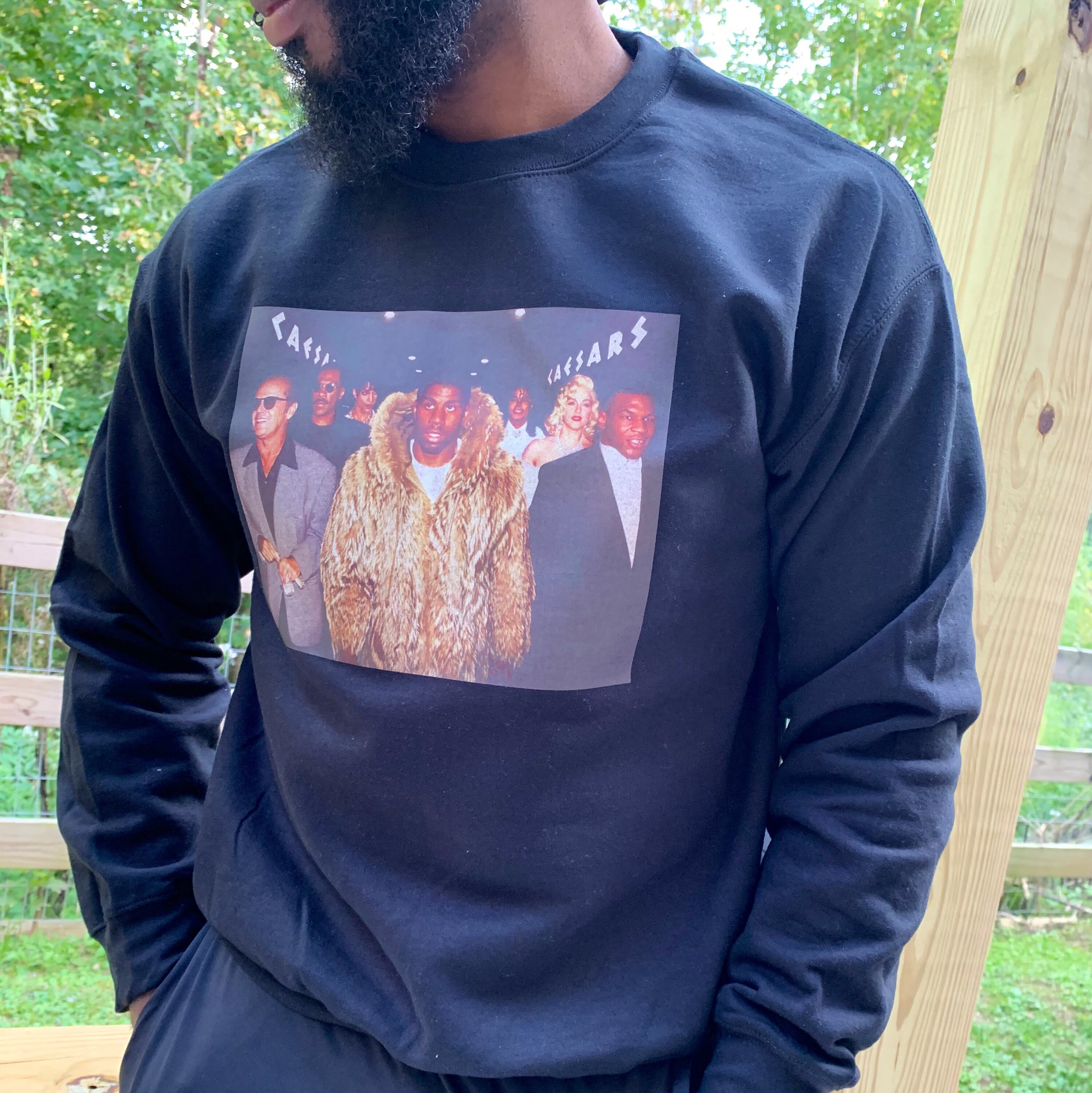 Magic Johnson Caesar Palace celebrity crew sweatshirt | Etsy