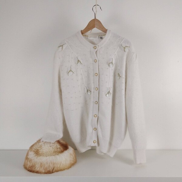 Pearl Embellished Sweater Cardigan Women - Etsy