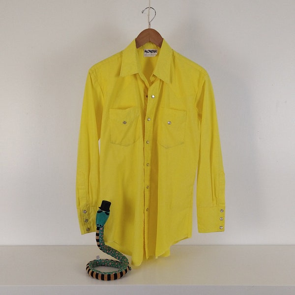 Yellow Western Shirt - Etsy