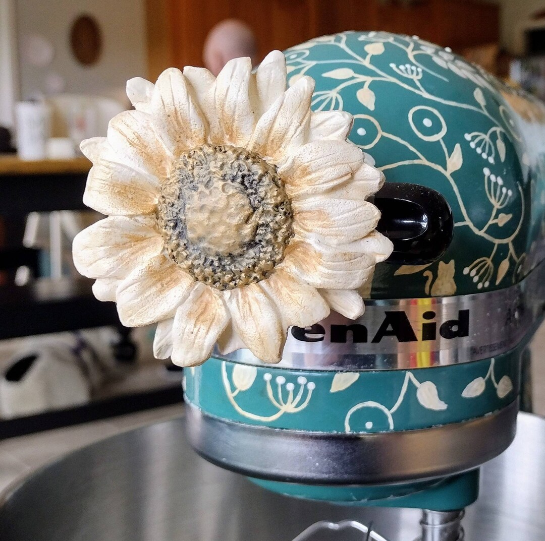 Kitchenaid Mixer Attachment Hub Cap Flower - Etsy