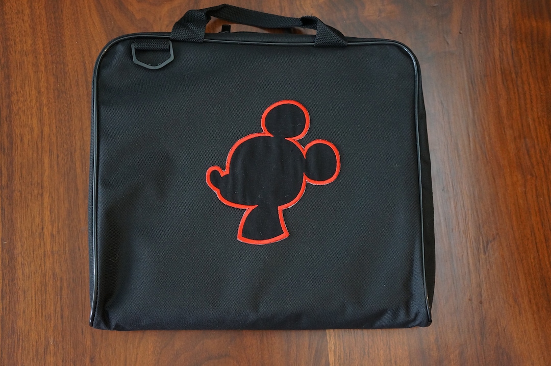 Silhouette Mickey Mouse Disney Inspired Large Trading Pin Bag - Etsy