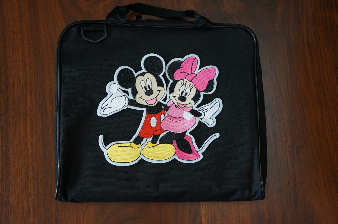Mickey and Minnie Disney Inspired Large Trading Pin Bag - Etsy