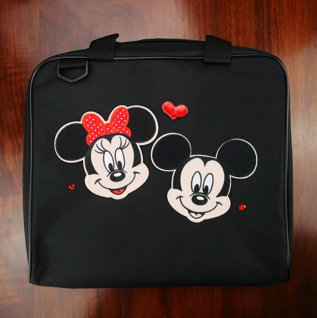 Mickey and Minnie Disney Character Inspired Large Trading Pin Bag Holds ...
