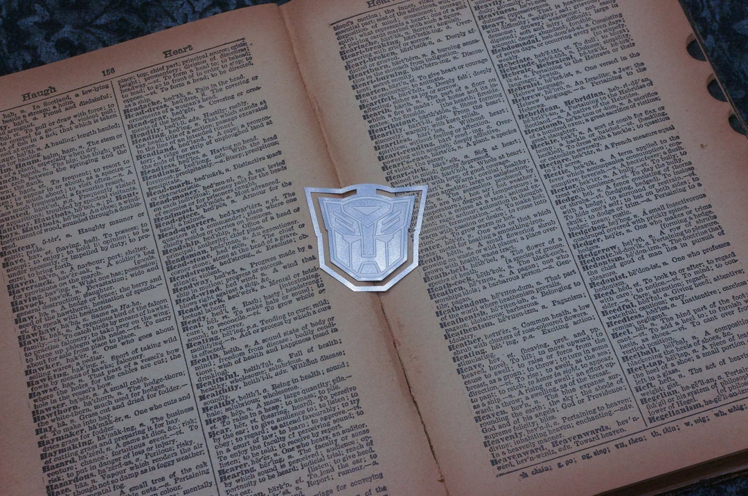 Transformers Inspired Metal Clipping Bookmark iheartpinbags.com Great ...