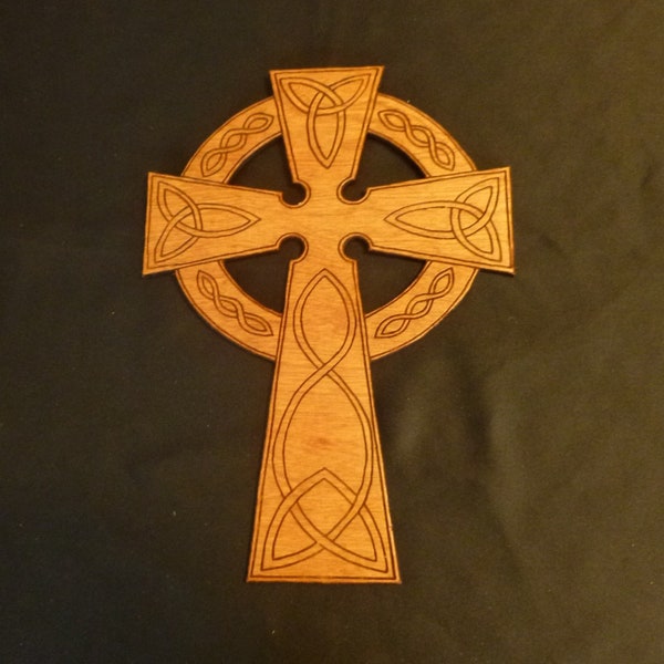 Wooden Celtic Cross - Etsy