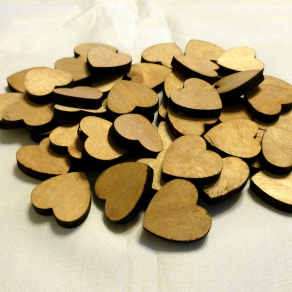Rustic Wooden Hearts - Etsy