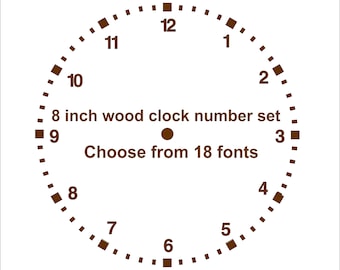 8 Inch Clock - Etsy