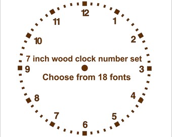 7 Inch Clock - Etsy
