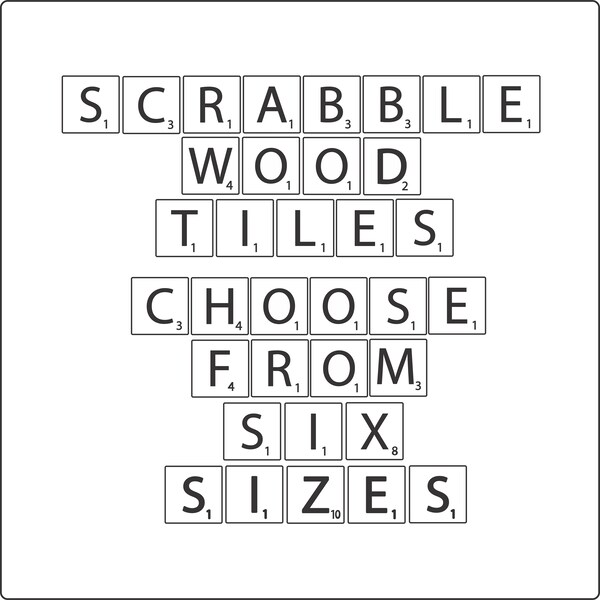 Large Scrabble Wood - Etsy