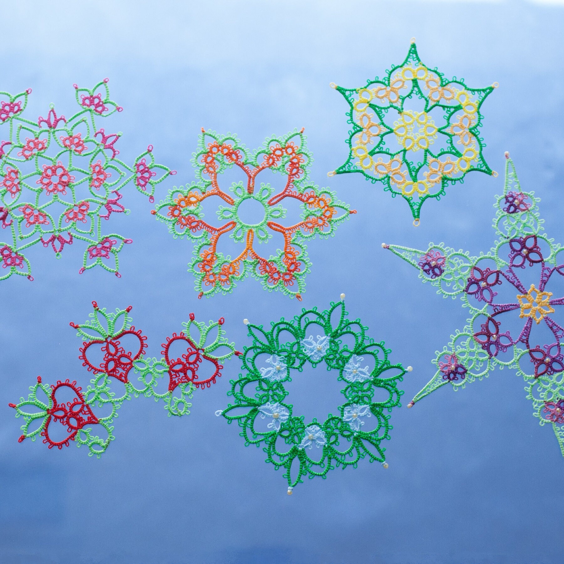 Flower or Snowflake Tatting Pattern Collection PDF, With or Without ...