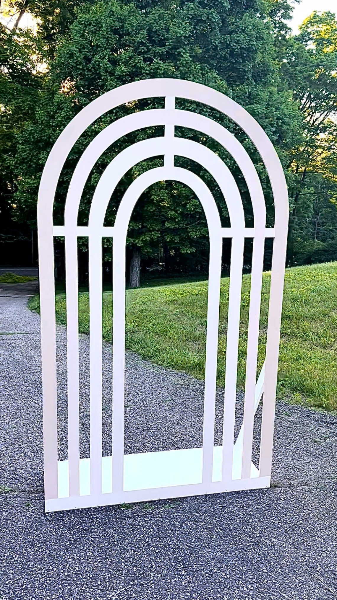 Rainbow Arch Prop SVG Template Birthday Party Event Wall - Etsy