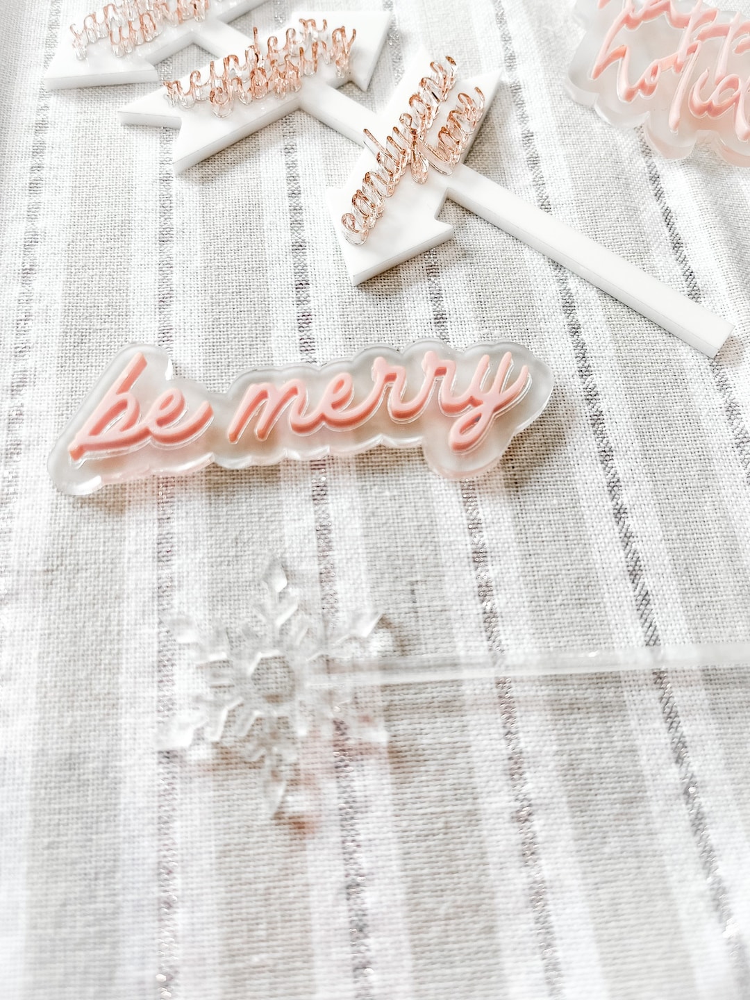 Christmas Party SVG Bundle, Drink Stirrer, Cake Topper, Glowforge File ...