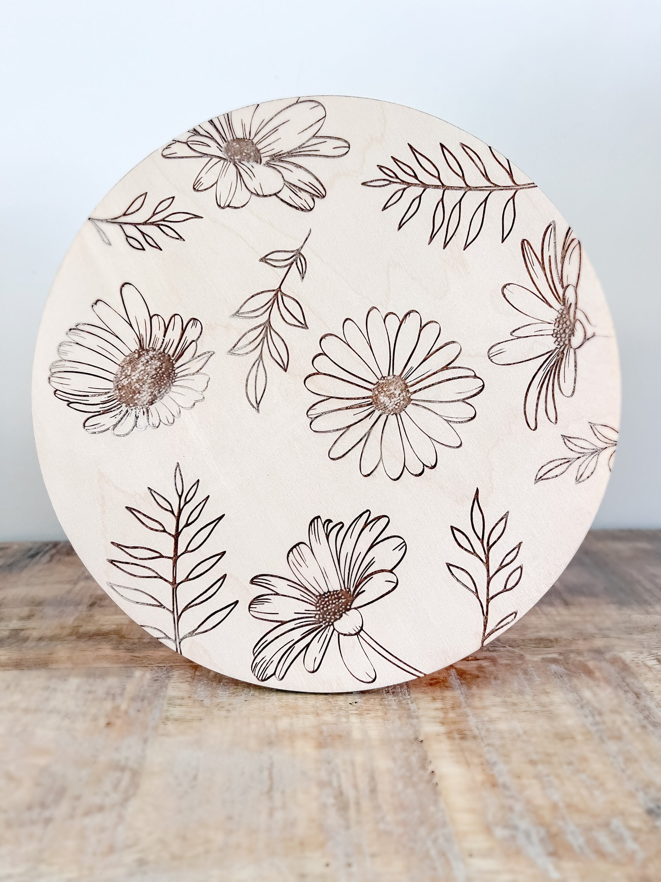 8 Different Floral Sign Backgrounds Bundle Glowforge Tested - Etsy