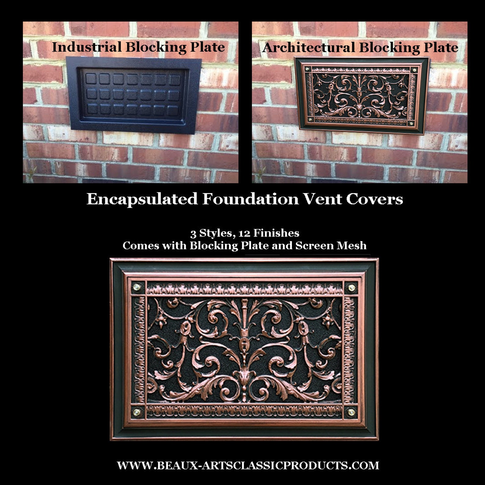 Decorative Foundation Vent Cover and Crawl Space Vent Cover - Etsy