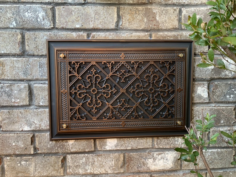 Decorative Foundation Vent Cover and Crawl Space Vent Cover - Etsy