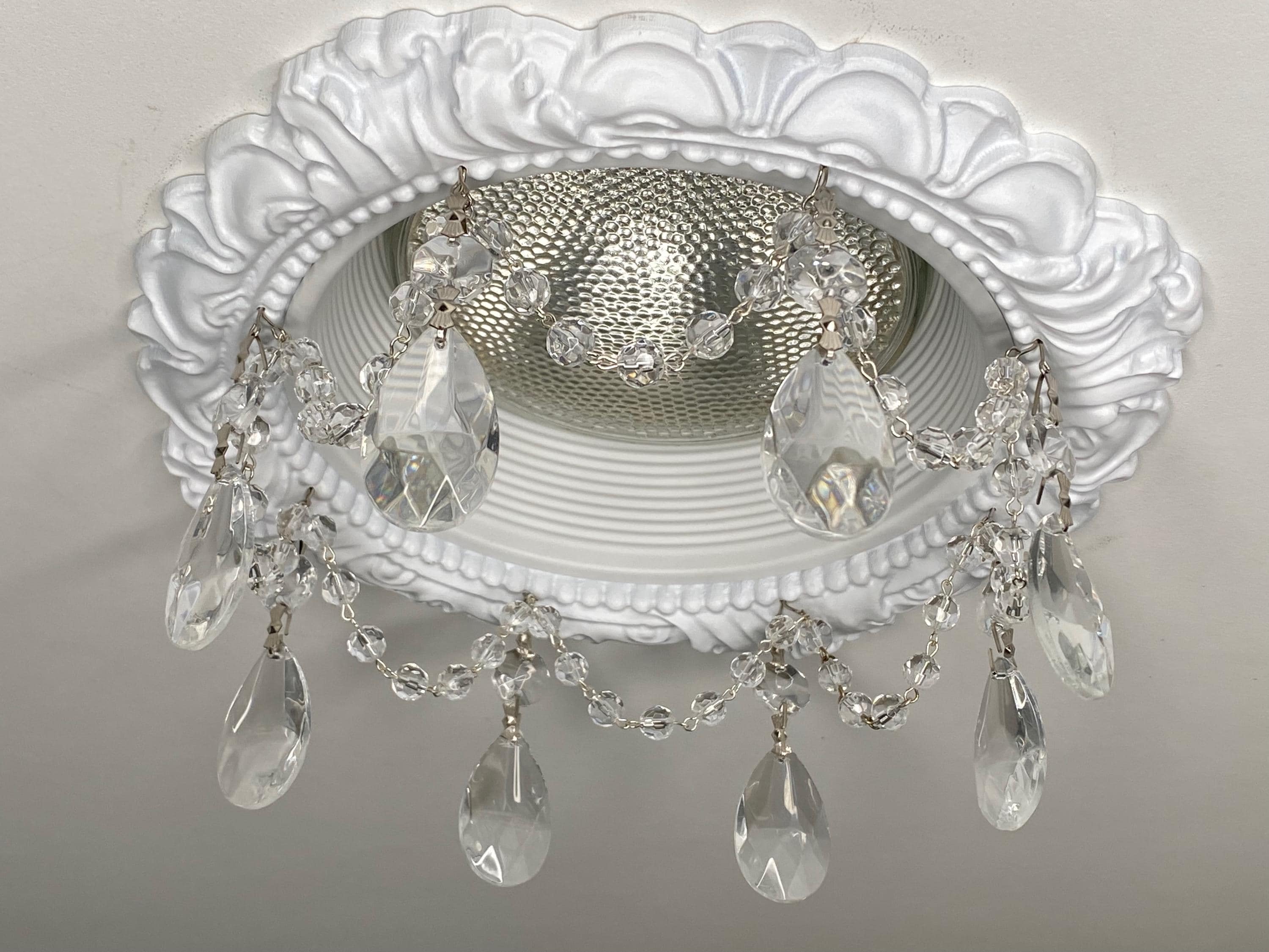 Decorative Recessed Lighting Chandelier | Multiple Sizes | 1.5" Clear ...