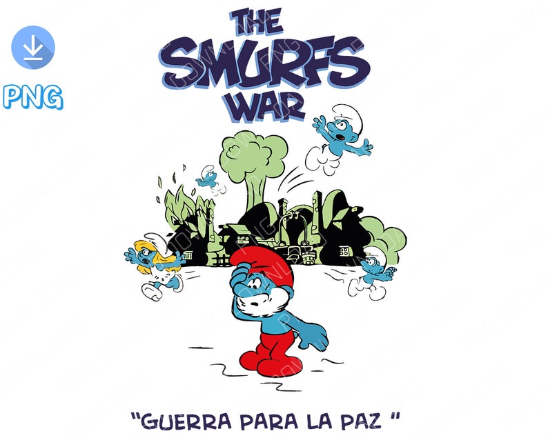 Papa Smurf Prints Dowload Digital File - Etsy