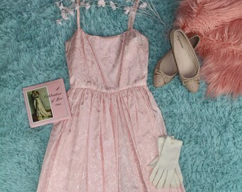 Pink vintage dress | Etsy