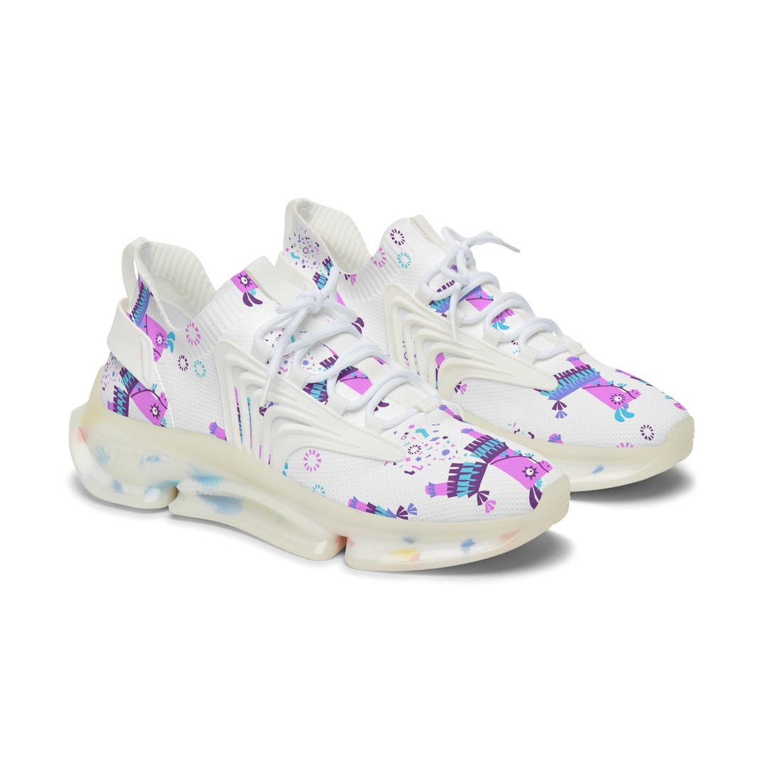 Purple Party Pinatas Women's Mesh Sneakers - Etsy