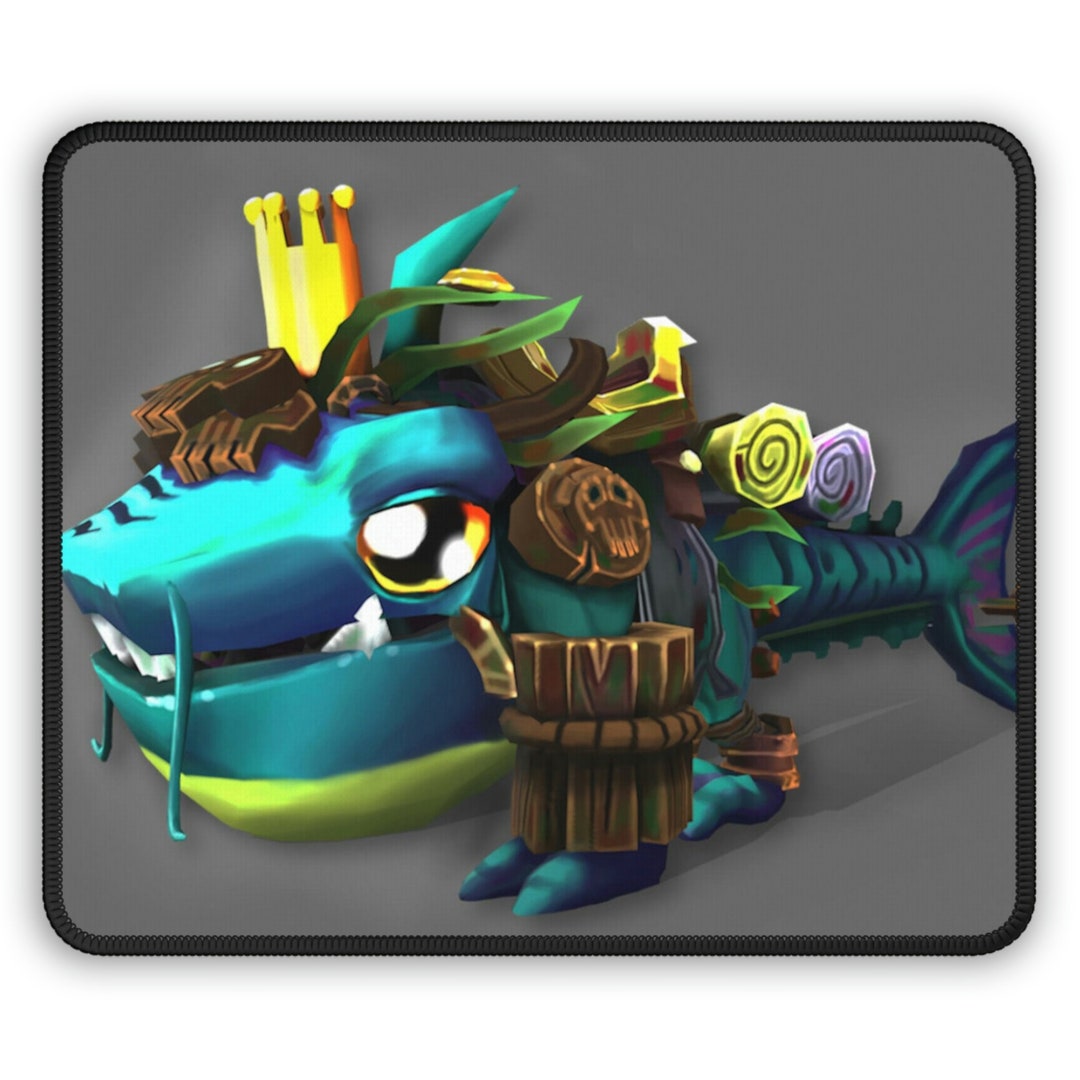 Nibblers the Misfit Shark Gaming Mouse Pad With Stitched Edges ...