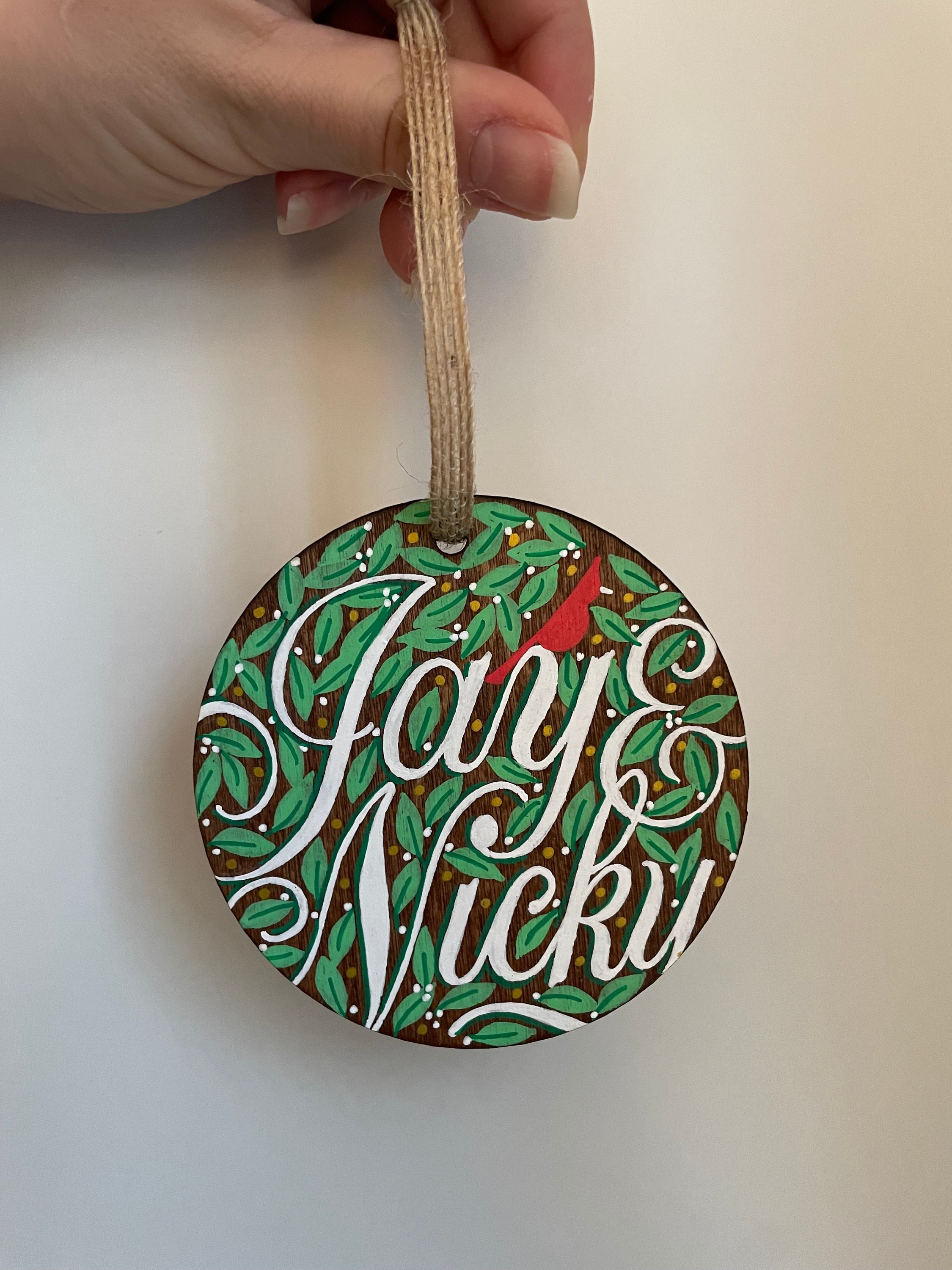 Custom Hand-painted Ornaments - Etsy