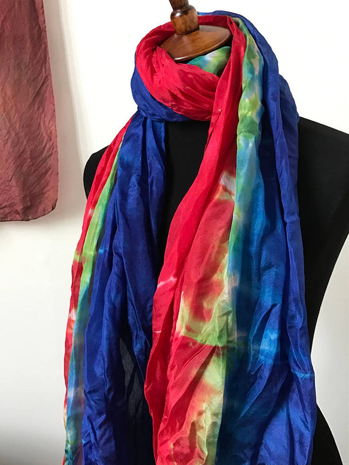 Haiti Haitian Flag Haiti-inspired Art Silk Scarf Called | Etsy