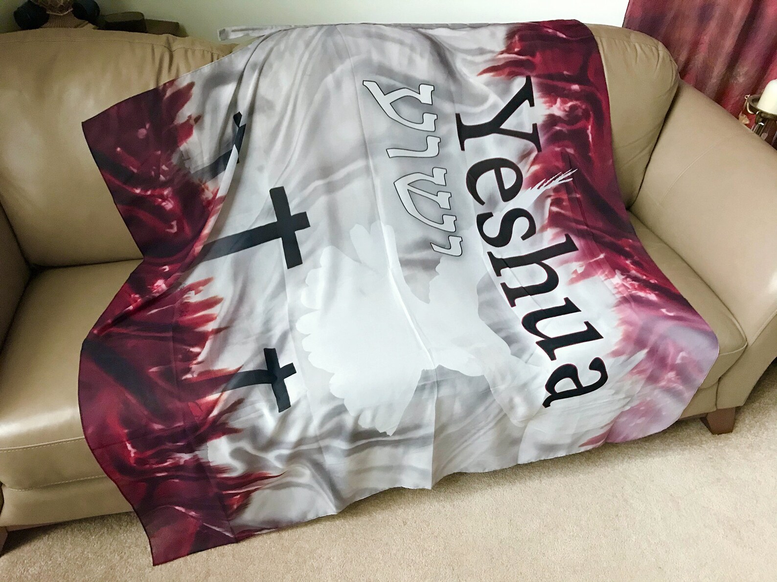 Names of God Flags Worship Flag Prophetic Art Names of - Etsy